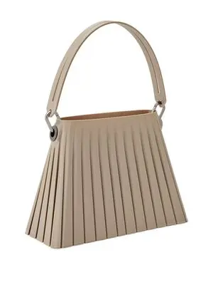 TOUCHLESS Pleated 3d-printed Shoulder Bag - Neutrals