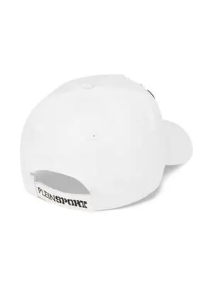 PLEIN SPORT Logo-embroidered Baseball Cap - White