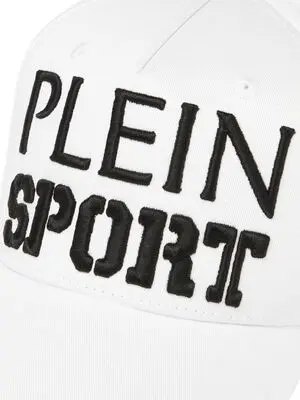 PLEIN SPORT Logo-embroidered Baseball Cap - White