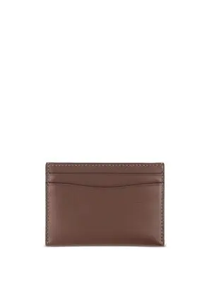 COACH Leather Card Case - Brown