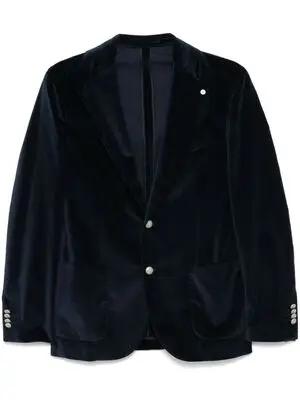 LUIGI BIANCHI MANTOVA Velvet Blazer