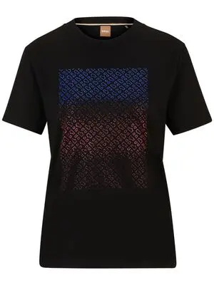 BOSS Crystal-embellished Monogram T-shirt