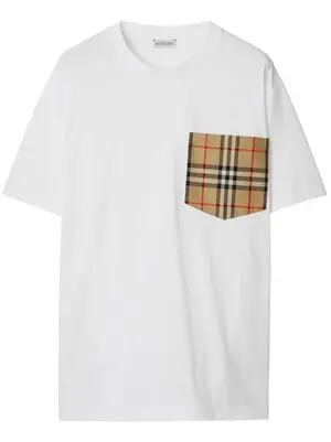 Burberry Vintage Check Pocket T-shirt - White