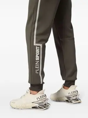 PLEIN SPORT Logo-print Track Pants - Green