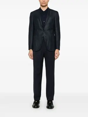 Canali Fine-knit Shirt - Blue