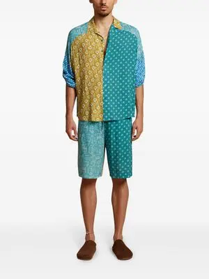 DONDE ESTEBAN Estrellitas Printed Shirt - Blue
