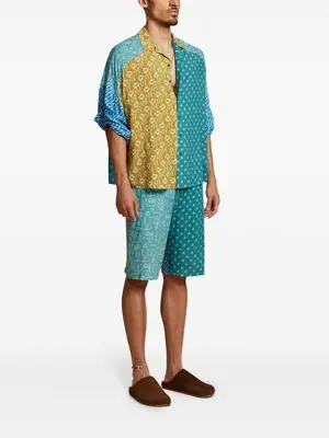 DONDE ESTEBAN Estrellitas Printed Shirt - Blue