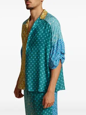 DONDE ESTEBAN Estrellitas Printed Shirt - Blue