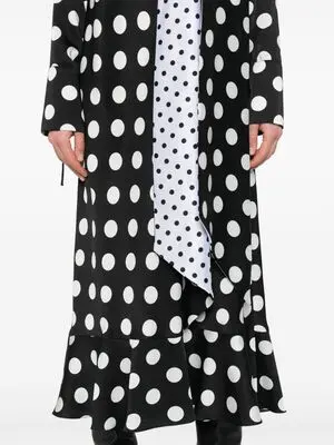 PARLOR Polka-dot Maxi Dress