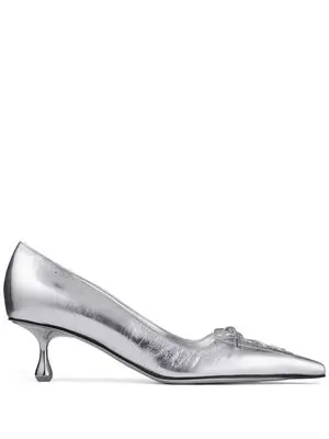 JIMMY CHOO Scarlett 50 Pumps - Silver