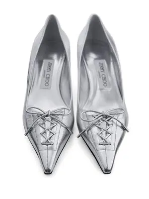 JIMMY CHOO Scarlett 50 Pumps - Silver