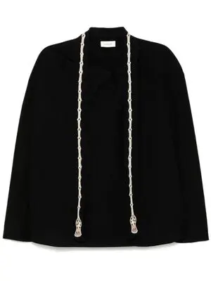 LEMAIRE Embroidered Ascot Blouse