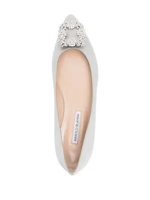 Manolo Blahnik Hangisi Ballet Flats