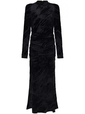 GESTUZ Long-sleeved Ankle-length Dress