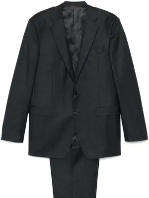 Canali Pinstriped Suit - Grey