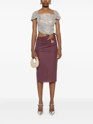 Giuseppe Di Morabito Crystal-embellished Top