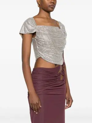 Giuseppe Di Morabito Crystal-embellished Top