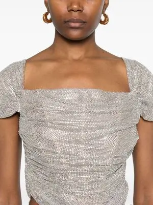 Giuseppe Di Morabito Crystal-embellished Top