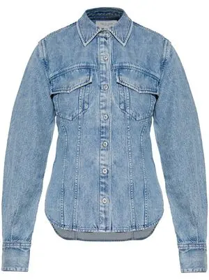 Rag & Bone Annie Denim Shirt - Blue
