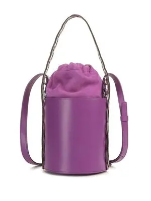 SERGIO ROSSI Mermaid Bucket Bag - Purple