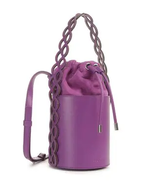 SERGIO ROSSI Mermaid Bucket Bag - Purple