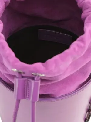 SERGIO ROSSI Mermaid Bucket Bag - Purple