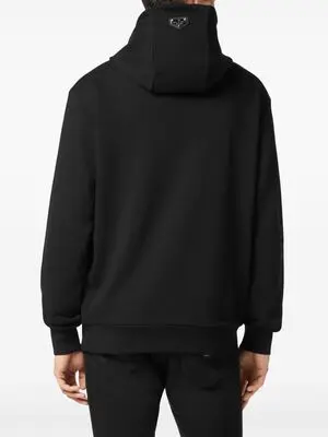 Philipp Plein Strass Hexagon Hoodie - Black