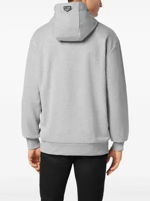 Philipp Plein Logo-print Hoodie - Grey