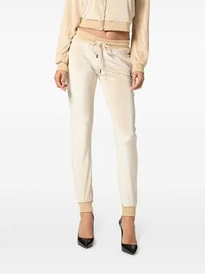 Philipp Plein Strass Skull Trousers - Neutrals