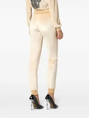 Philipp Plein Strass Skull Trousers - Neutrals