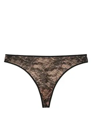 Marlies Dekkers The Art Of Love Lace Thong - Black