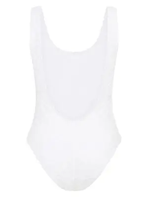 LET'S SWIM Jacquard Towelling Swimsuit