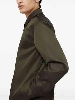 JIL SANDER Zip-up Shirt Jacket - Green