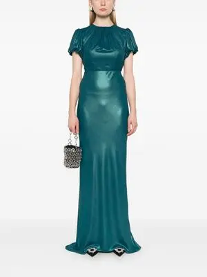PARLOR Open-back Maxi Dress - Blue