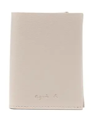 AGNÈS B. Leather Wallet - Grey