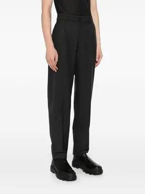 Bally Pleated Straight-leg Trousers