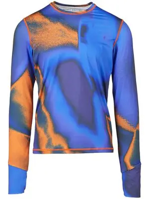 Aztech Mountain Next To Skin Ski Top - Blue