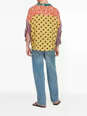 DONDE ESTEBAN Estrellitas Printed Shirt - Green