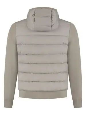 MOORER Quilted Hooded Jacket - Neutrals