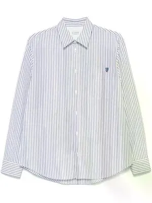 Burberry Striped Cotton Shirt - White