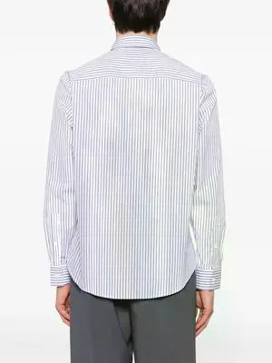 Burberry Striped Cotton Shirt - White