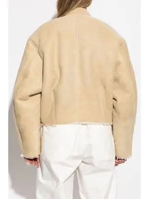 Jacquemus Telo Cropped Shearling Jacket