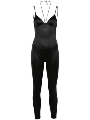 MAISON CLOSE French Kiss Open-back Strappy Jumpsuit - Black