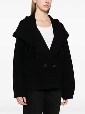 TOTEME Shawl-lapels Cardigan - Black