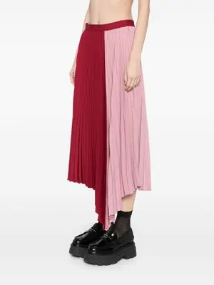 Maison Kitsuné Pleated Midi Skirt