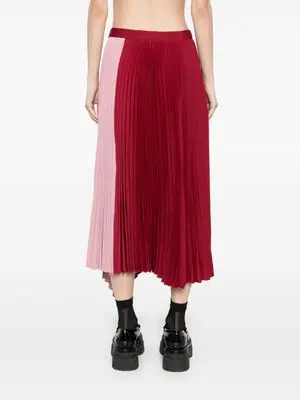 Maison Kitsuné Pleated Midi Skirt