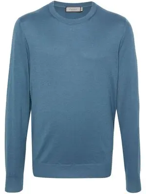 Canali Crew-neck Sweater - Blue