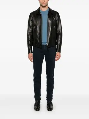 Canali Crew-neck Sweater - Blue
