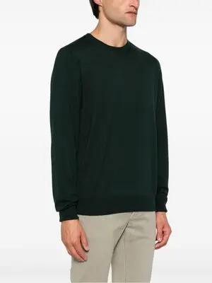 Canali Crew-neck Sweater - Green
