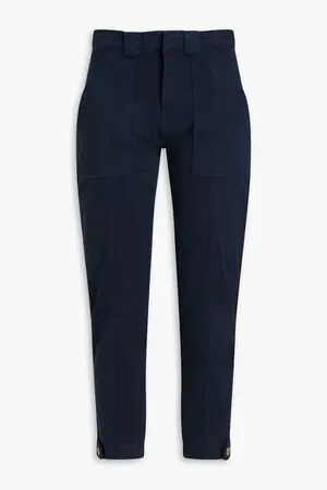 FRAME Slim-leg Stretch Cotton-twill Pants